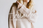 Adelaide | A Bohemian Script, a Script Font by Jen Wagner Co