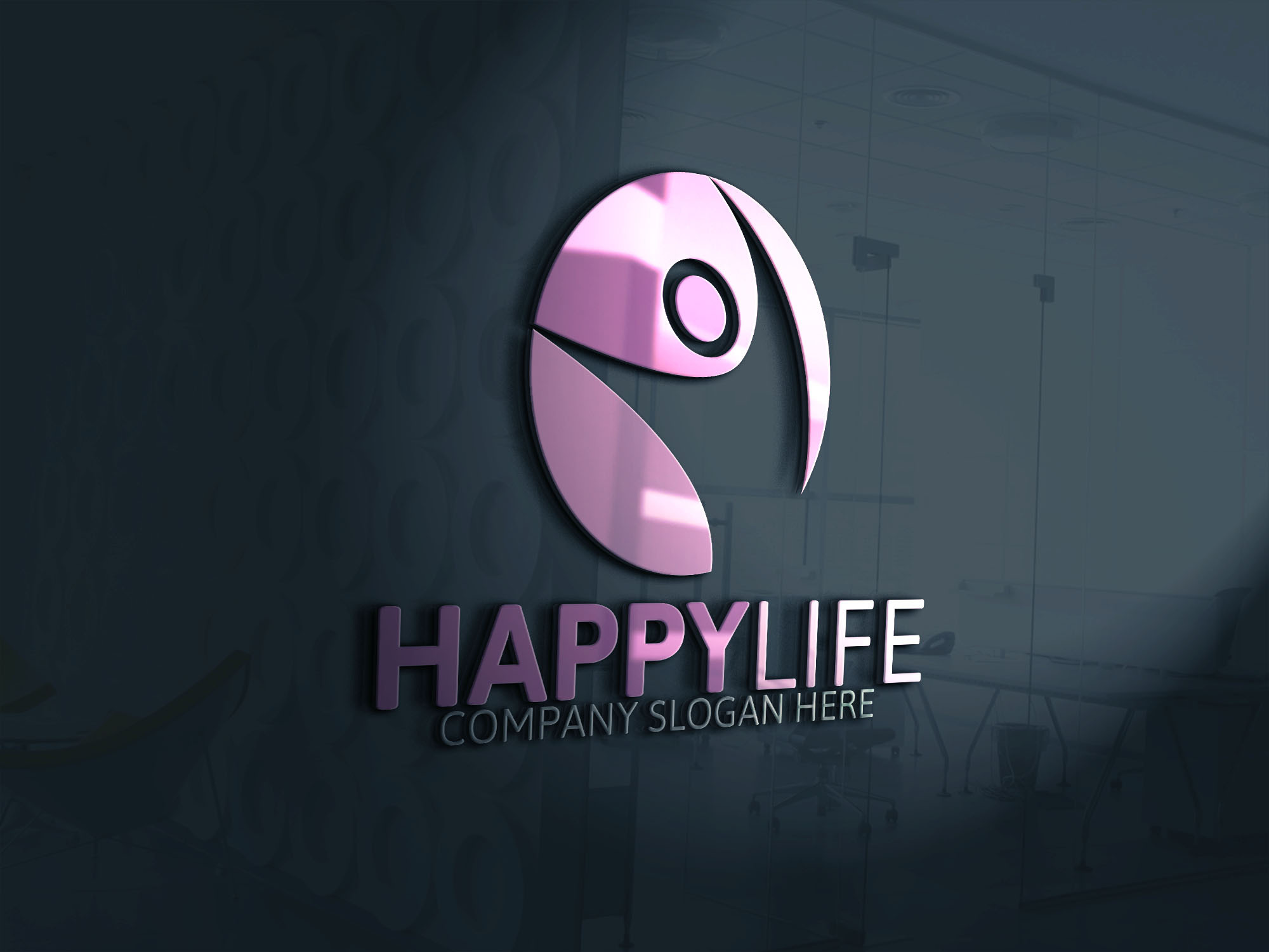 Happy Life Logo Discount % 25, a Branding & Logo Template by Josuf ...