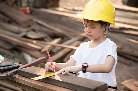 Little boy engineering, a Background Photo by Looker_Studio
