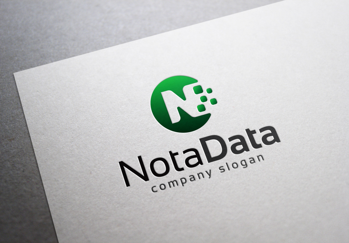 Nota Data Logo, a Branding & Logo Template by EmilGuseinov