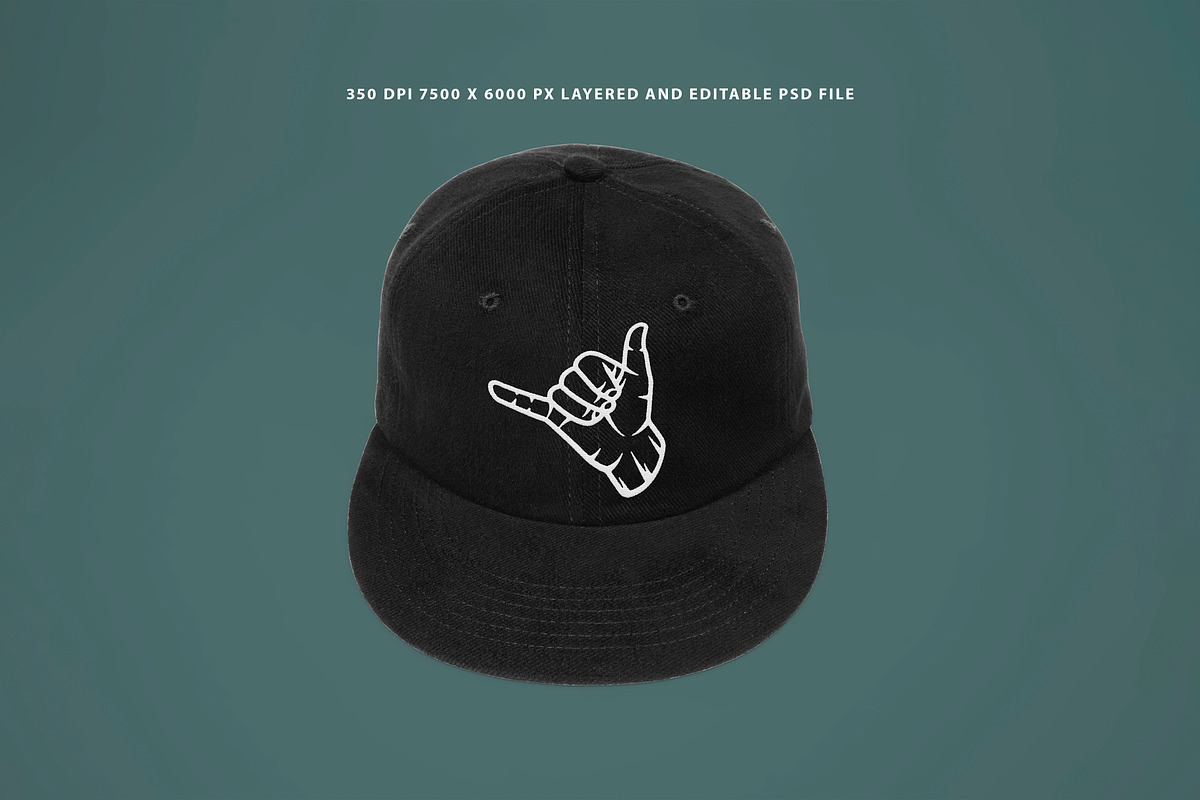 Realistic Snapback Hat Mockup 2, a Hat Mockup by Uncentrifuged Pressure ...