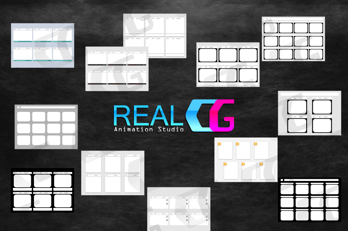 storyboard template mix 12, a Presentation Template by RealCG Animation ...