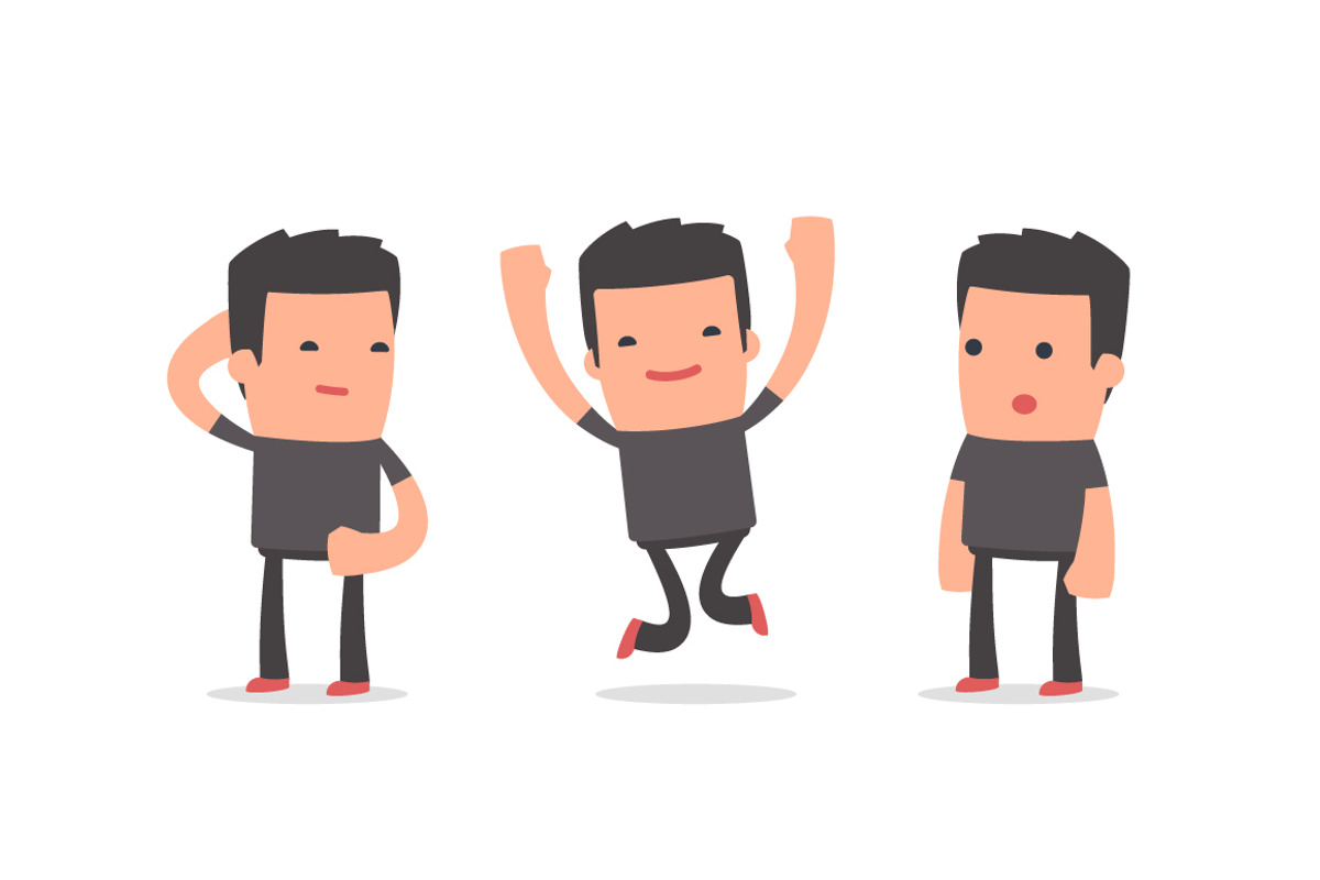 150+ poses of character Bully, a Person Illustration by artenot