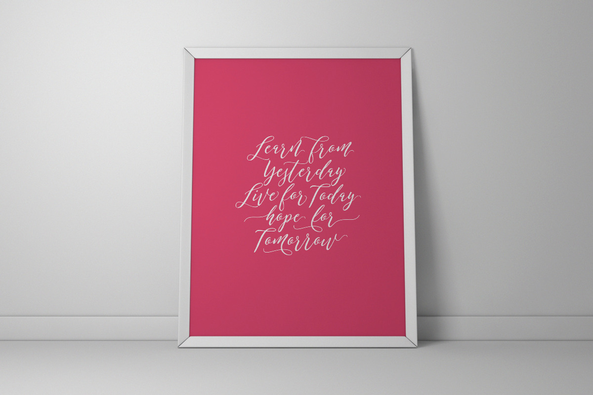 Remember Script, a Script Font by Get Studio