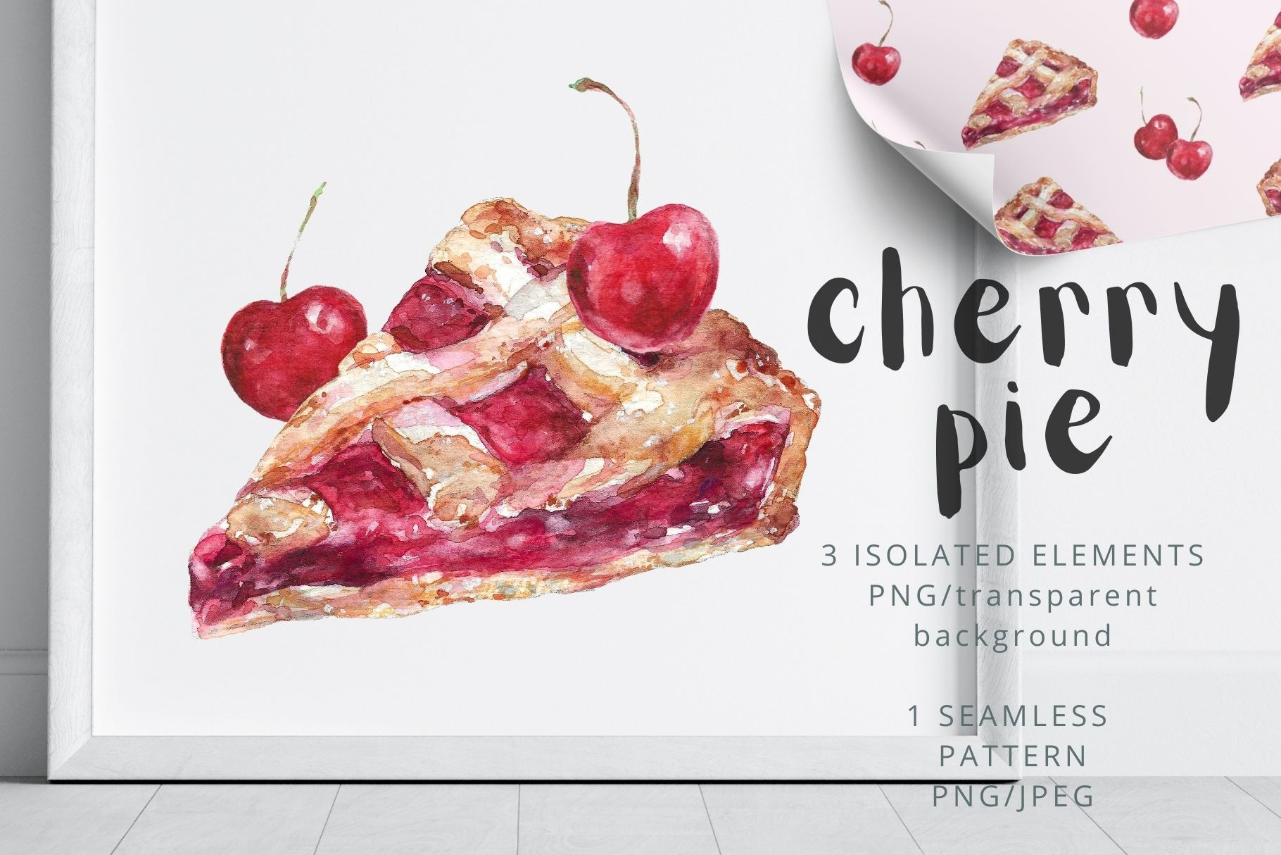 Cherry Pie Watercolor Set