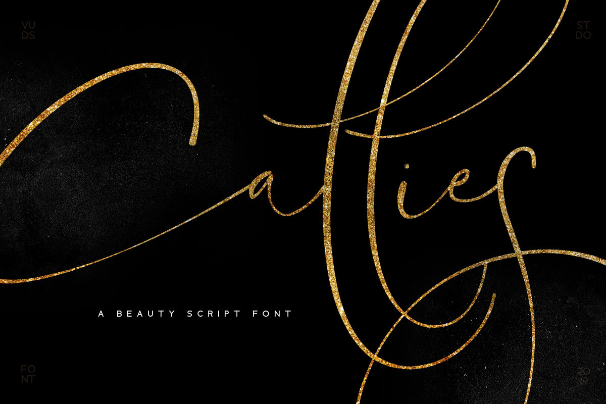 Callies Script, a Script Font by vuuuds