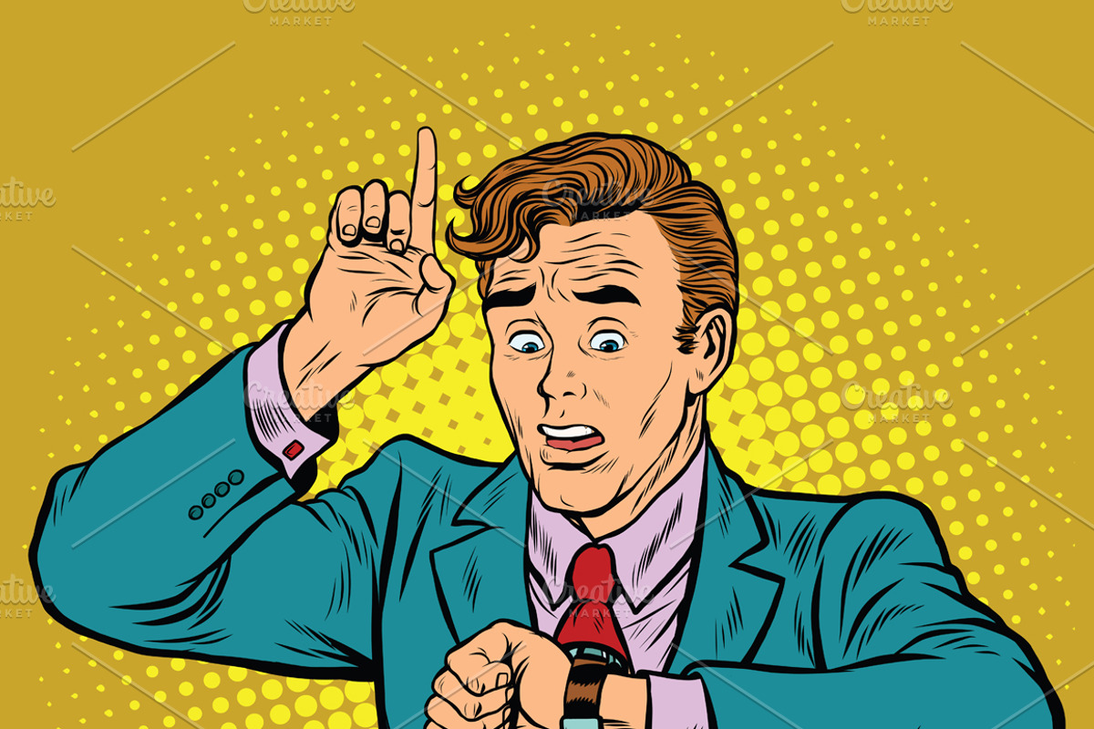 Countdown, a Person Illustration by studiostoks | Creative Market