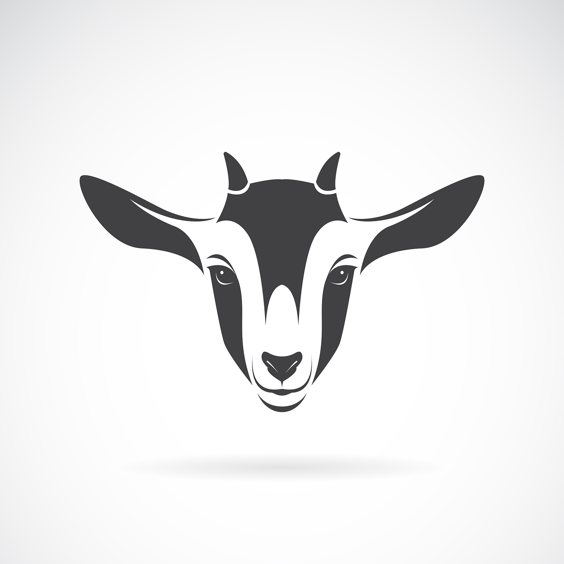 Vector of goat head design. Animal. | Outline Icons ~ Creative Market