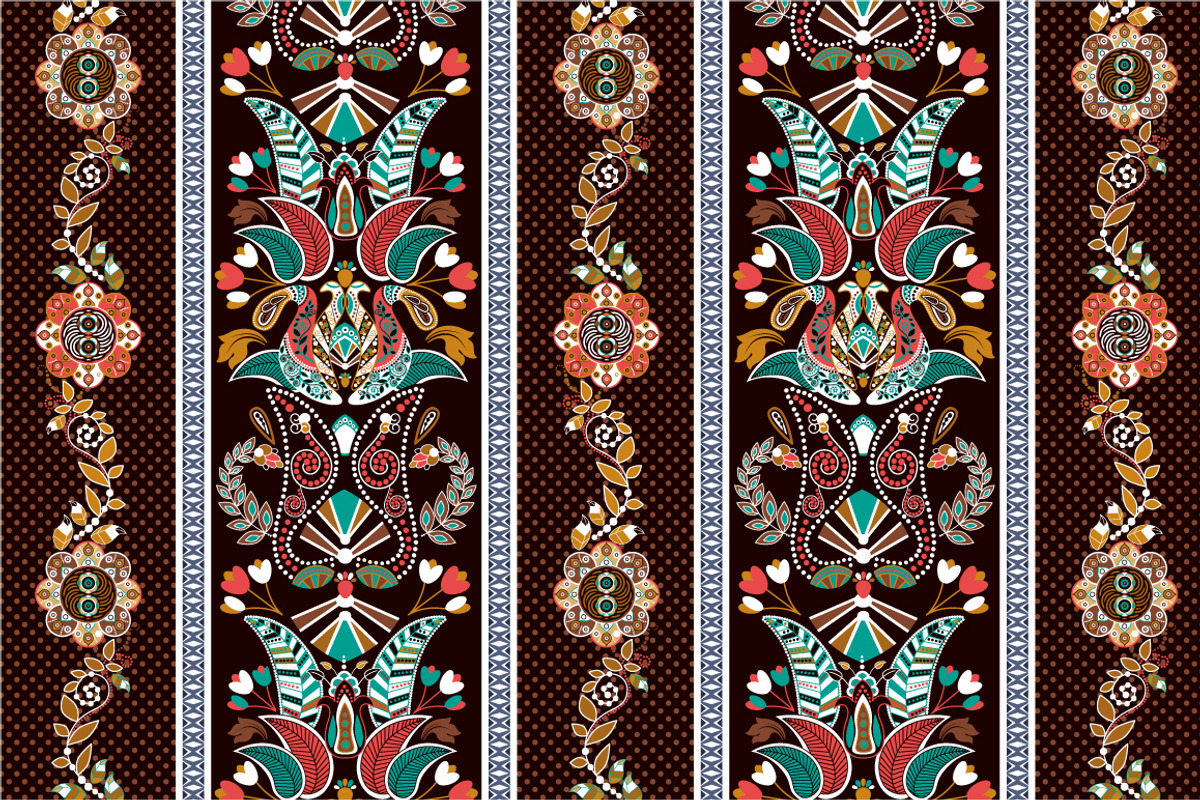 5 Border Indian Patterns, a Pattern Graphic by Sunny_Lion | Creative Market