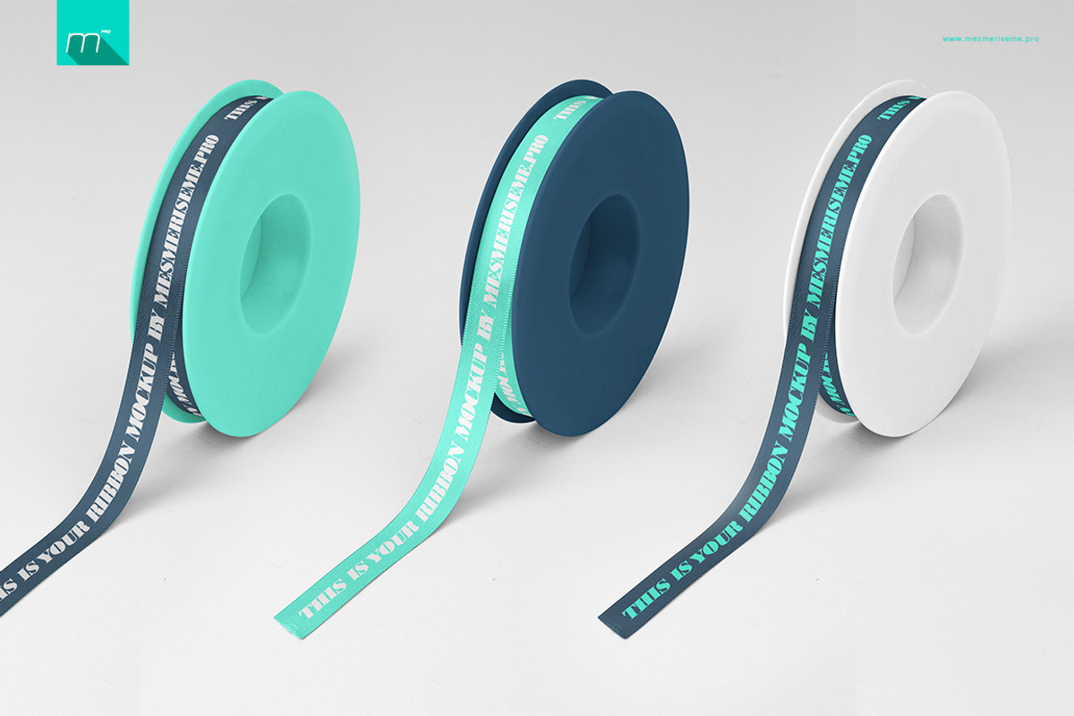 Ribbon Mock-up, a Packaging Mockup by Mocca Mockups Store
