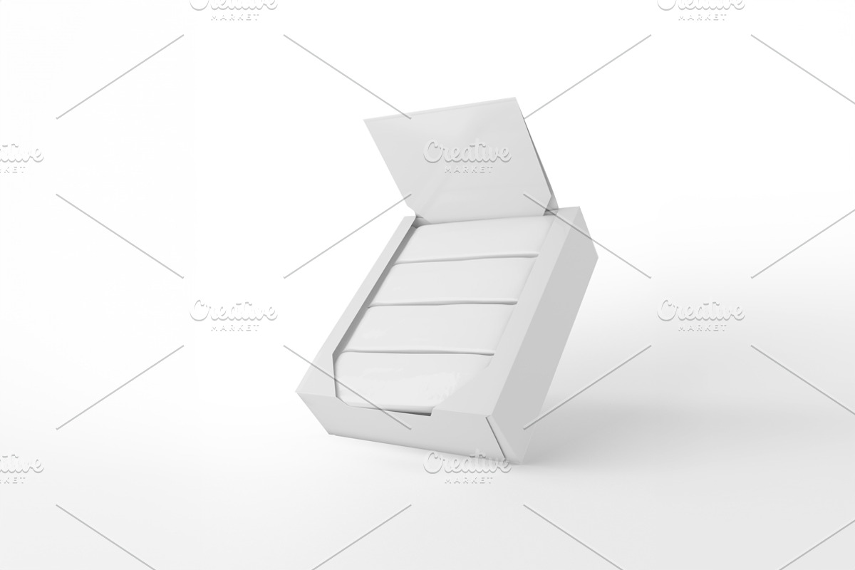 Snack Bars Box Mockup, a Packaging Mockup by Qaleb Studio