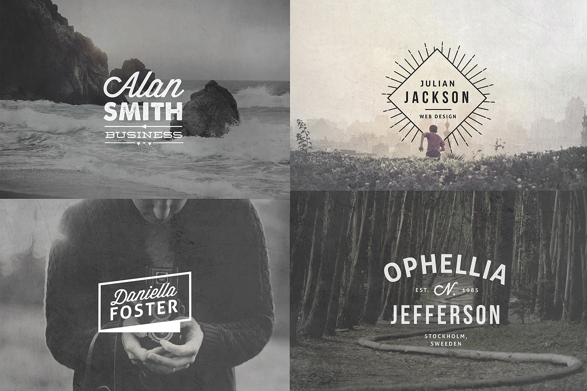 10 Name Based Logo Templates, a Branding & Logo Template by TomAnders