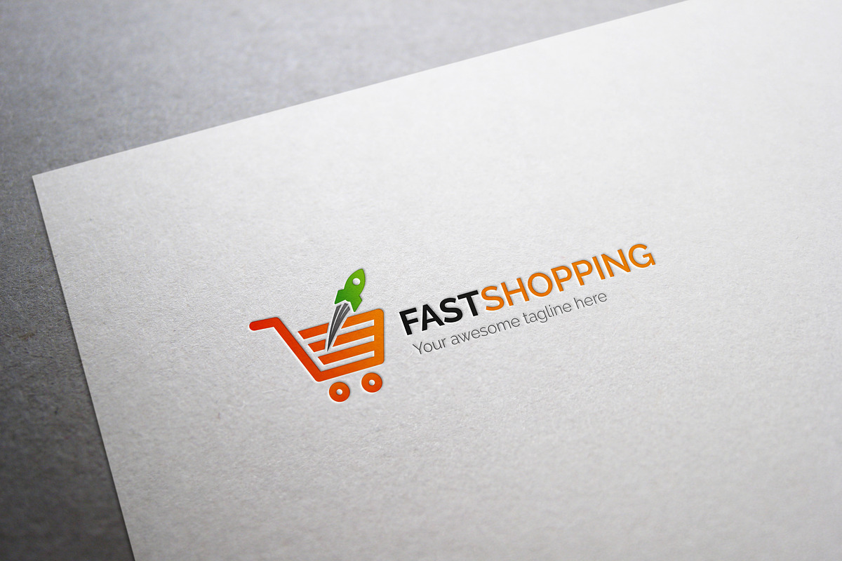 Fast Shopping Logo, a Branding & Logo Template by XpertgraphicD