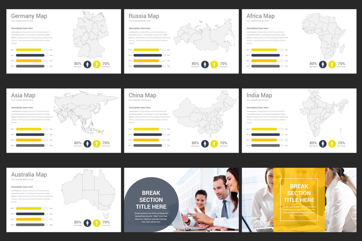 Simple PowerPoint Template, a Presentation Template by SlideArt