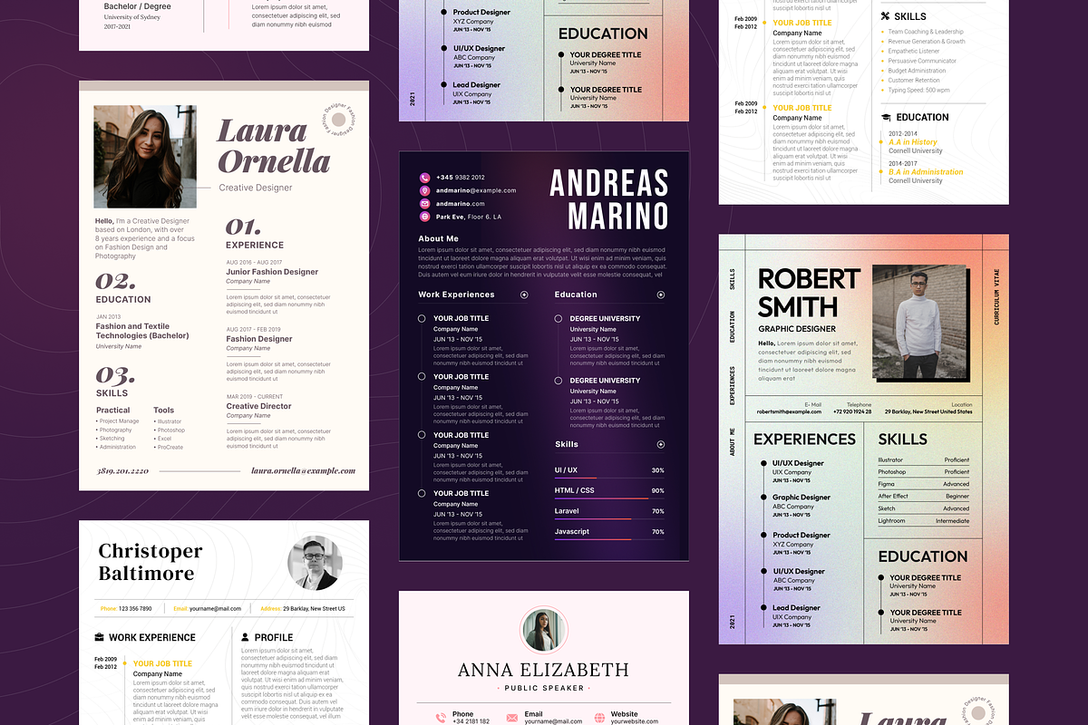 CV Template Bundle