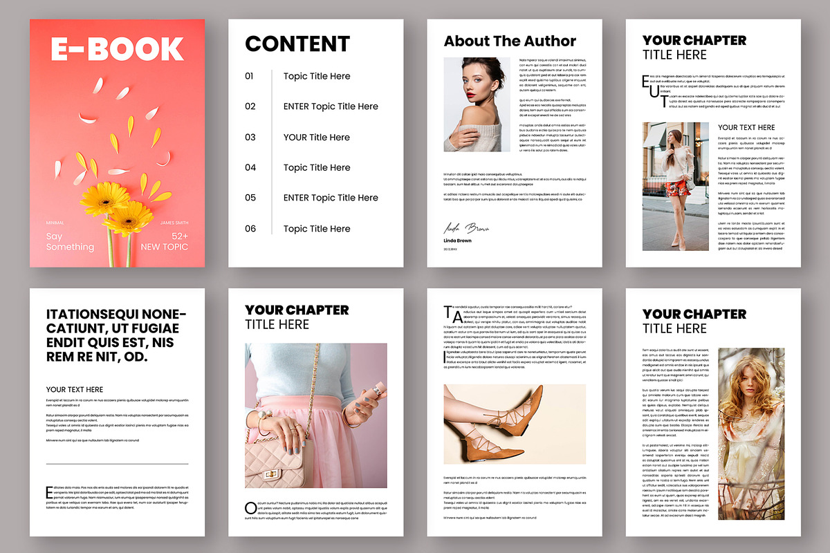 E-book Design Layout