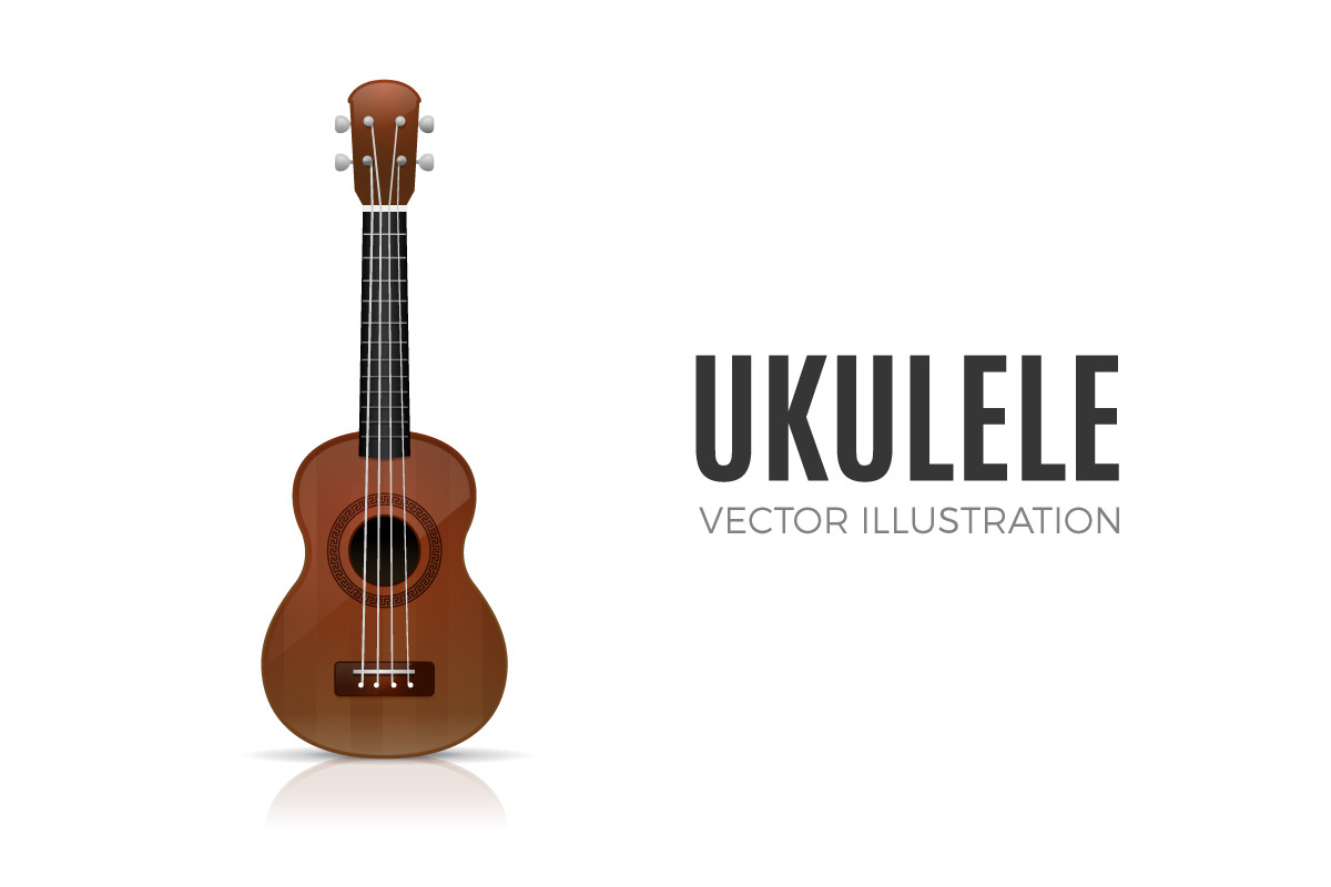 Ukulele, an Illustration by Vector Kitchen by Zoljo