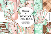 Back To School Digital Papers, a Pattern Graphic by Phantasia Design ...