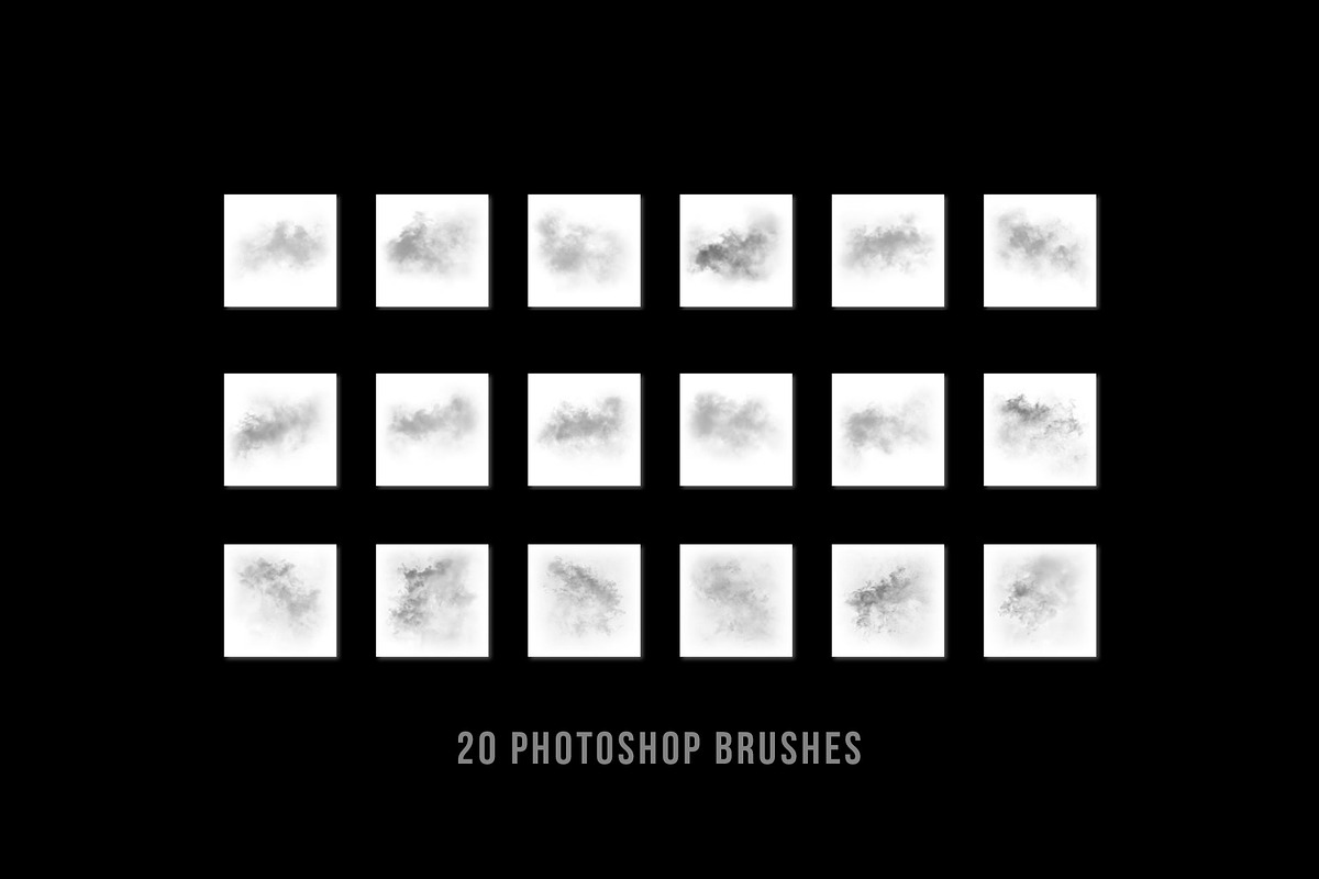 smoke photoshop brushes smoke effect, a Brush Add-On by Walllow Creatives