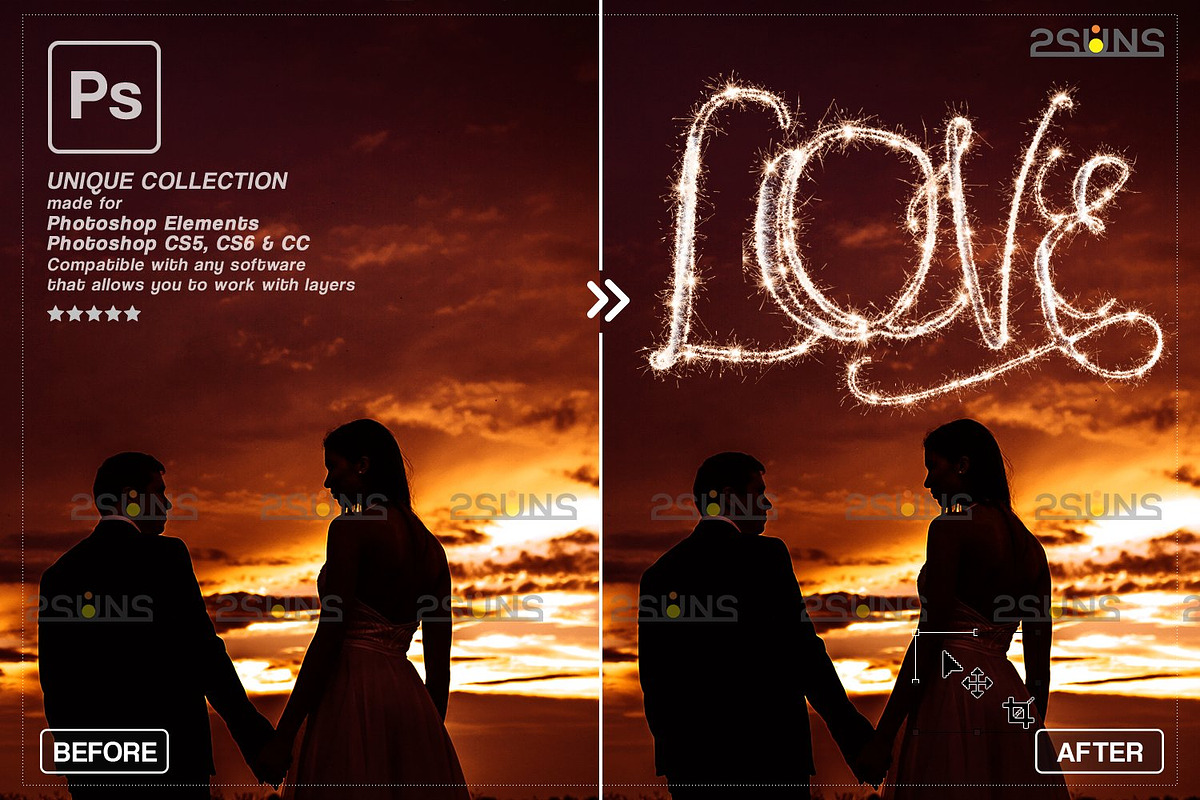 Alphabet sparkler font Overlays, an Object Graphic by 2SUNS | Creative ...