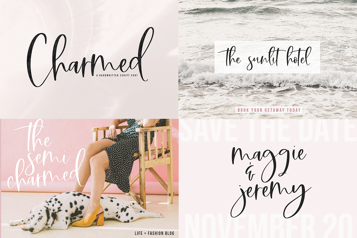 Modern Script FONT BUNDLE | Part 2, a Script Font by KA Designs