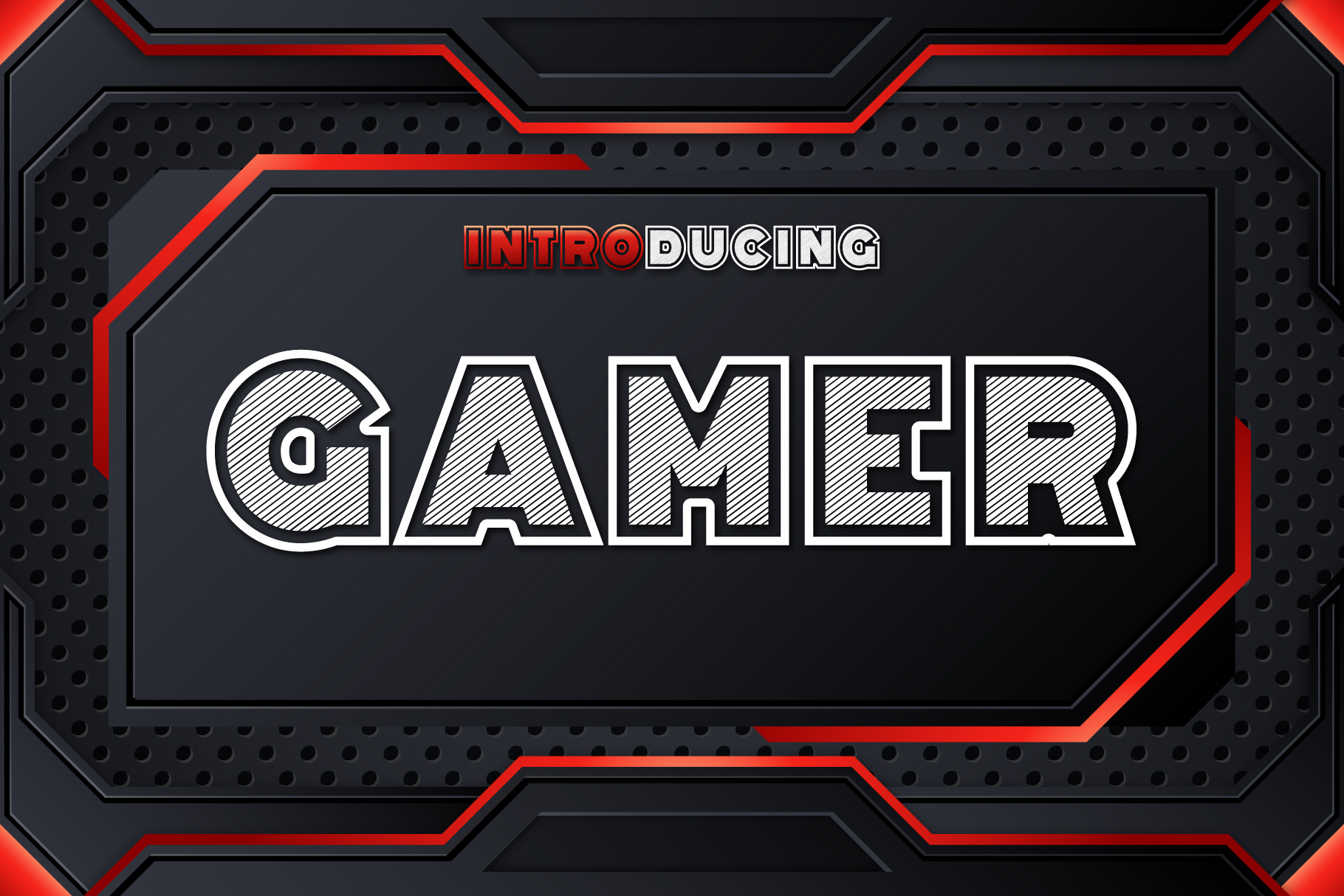 Gamer Fonts, a Font by Fox7 By Rattana