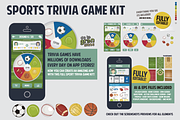 Sports Trivia Full Game Kit, a Sport Illustration by DeLaGranSiete