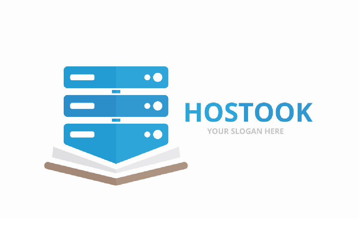 Vector host and open book logo, a Branding & Logo Template by GraphiShop