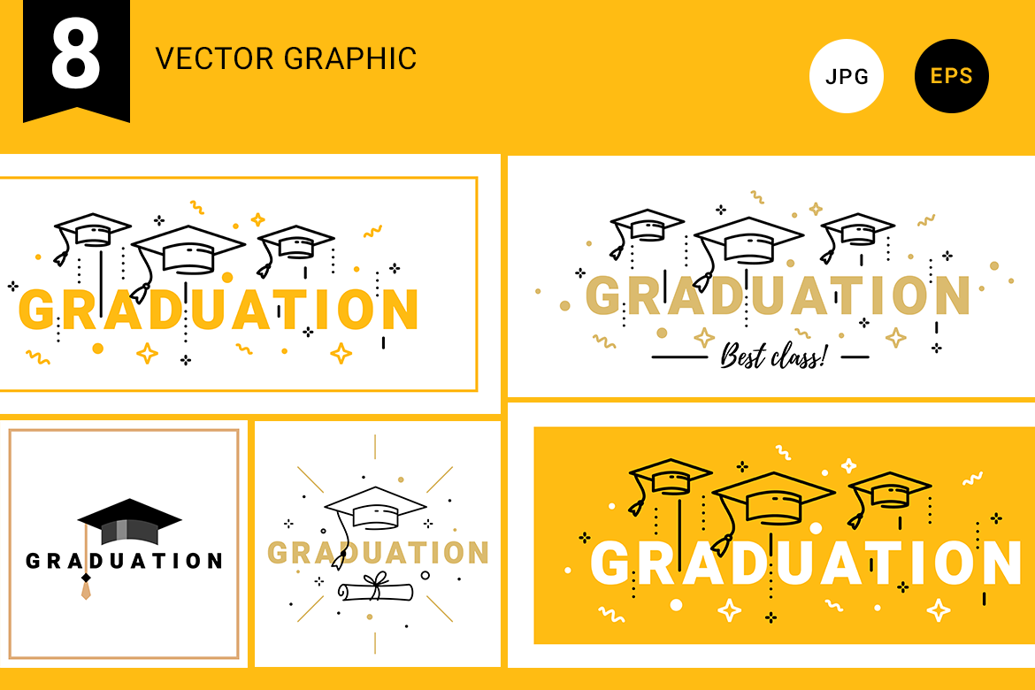 Graduation graphics, an Education Illustration by wowomnom