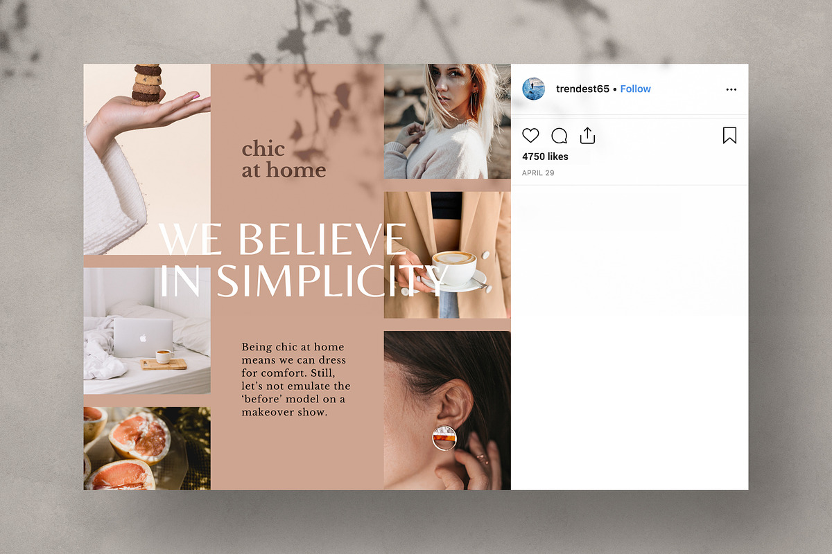 Hazel Instagram Pack - Canva, a Social Media Template by Crevo Studio