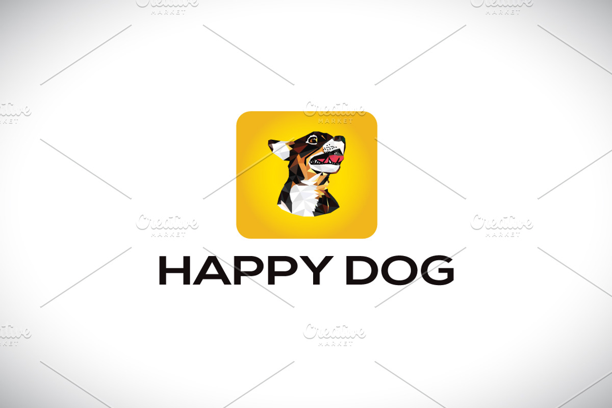 [68% off] Happy Dog - Logo Design, a Branding & Logo Template by ...