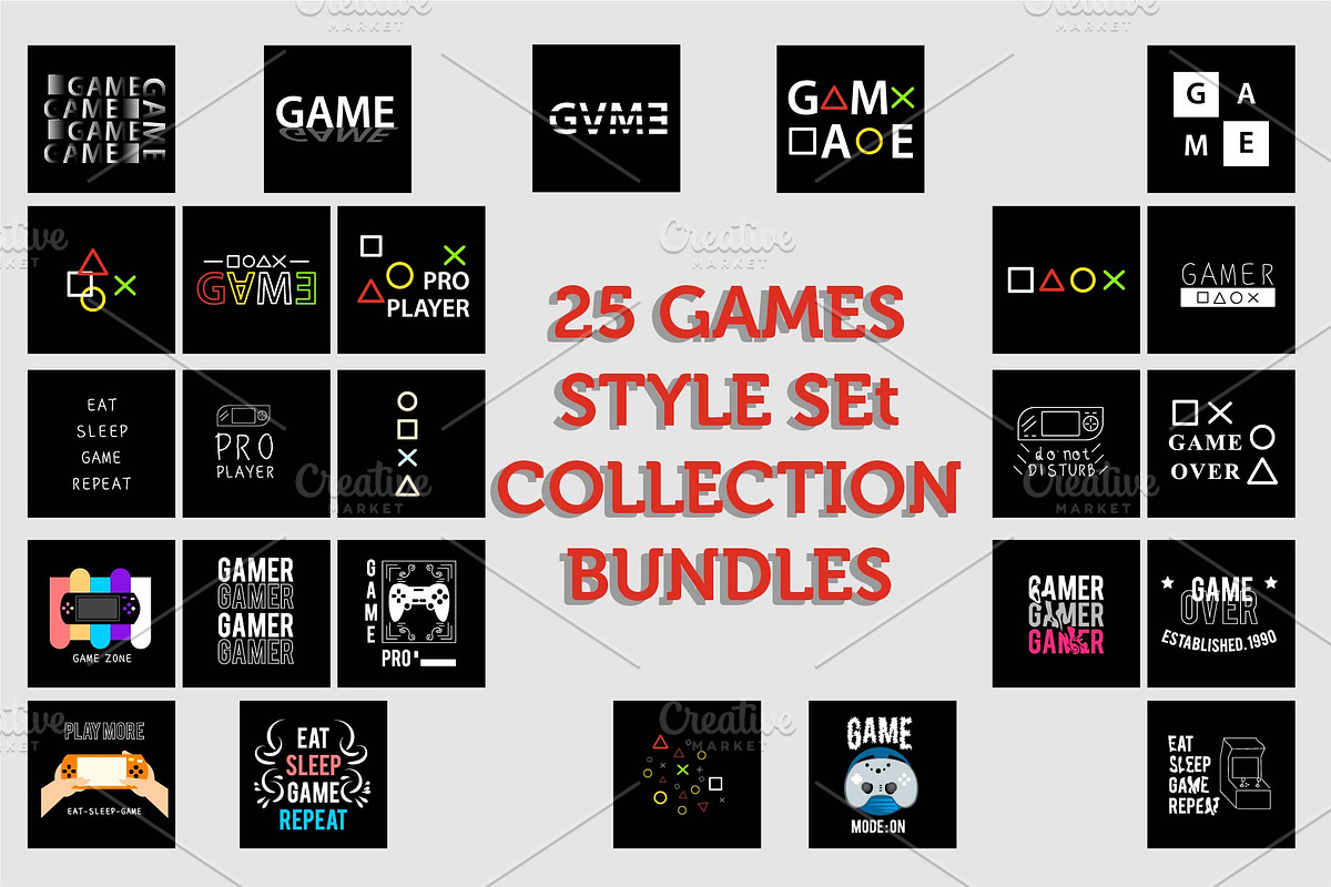 7$ SALE 25 Game collection Bundles, a Background Graphic by bungamustia