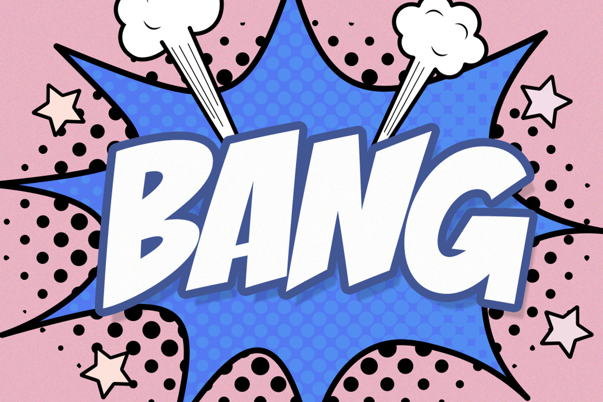 Boom Comic Font, a Font by Salt & Pepper Designs
