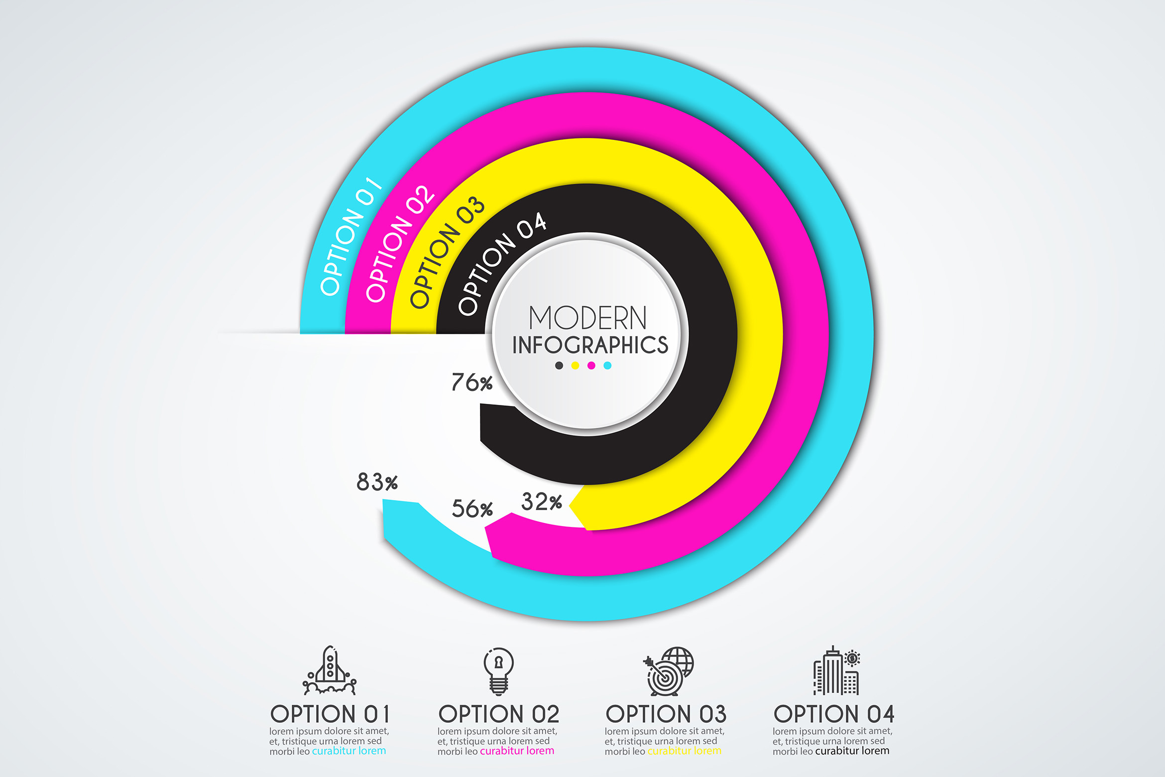 Modern Infographic Design, a Templates & Theme by Creative Graphics