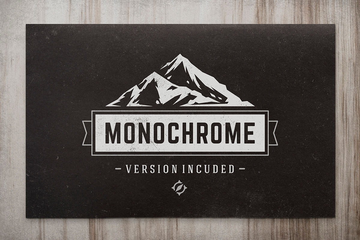 50 Outdoor logos and badges, a Branding & Logo Template by Vasya Kobelev