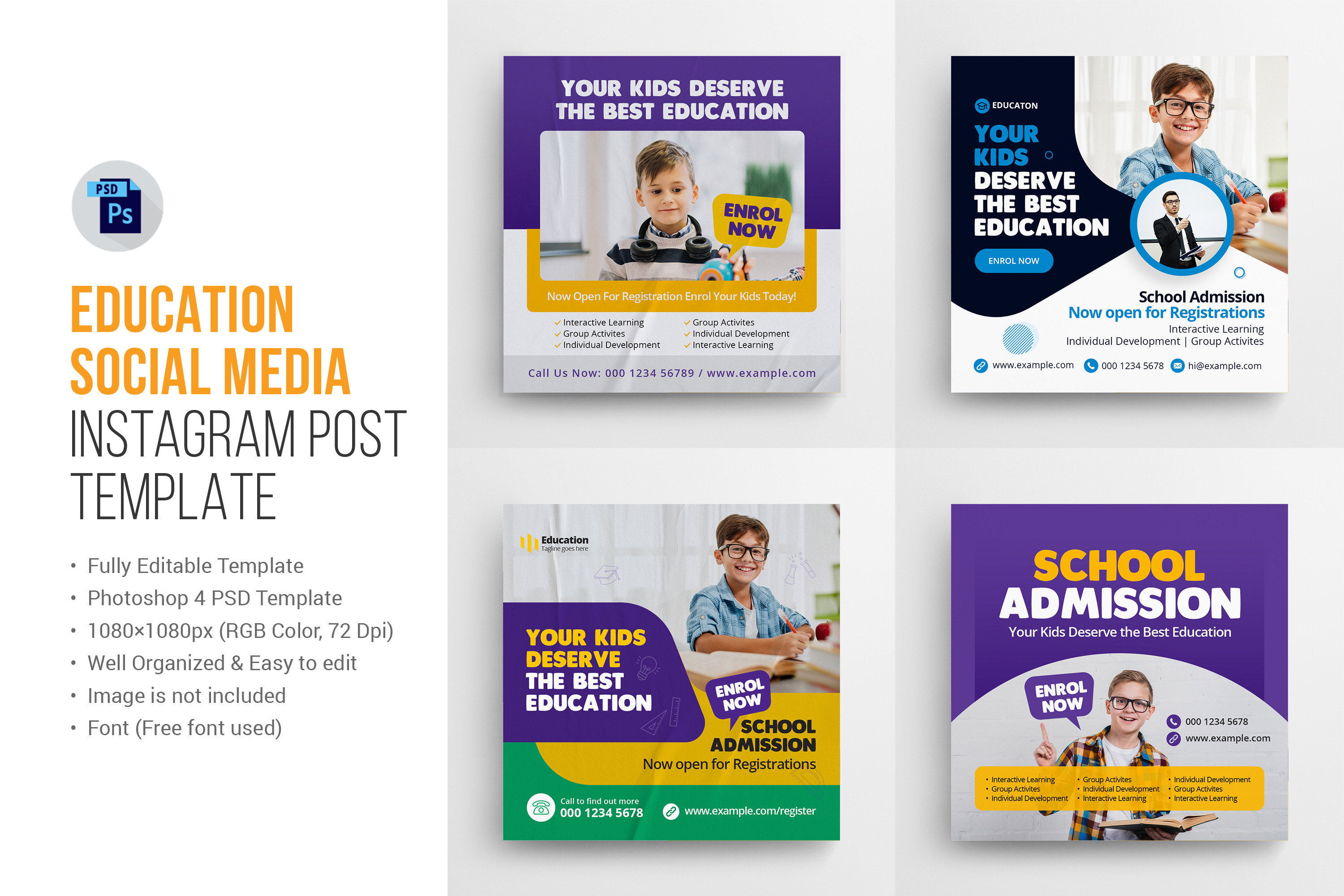 Education Social Media Post Template, a Social Media Template by ...