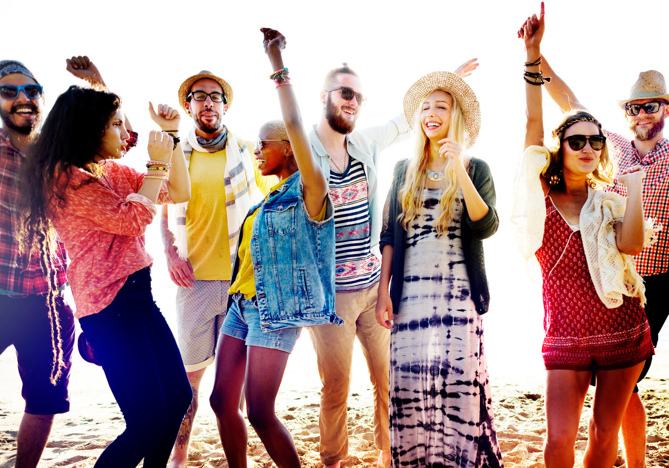 Friends hanging out together | People Images ~ Creative Market