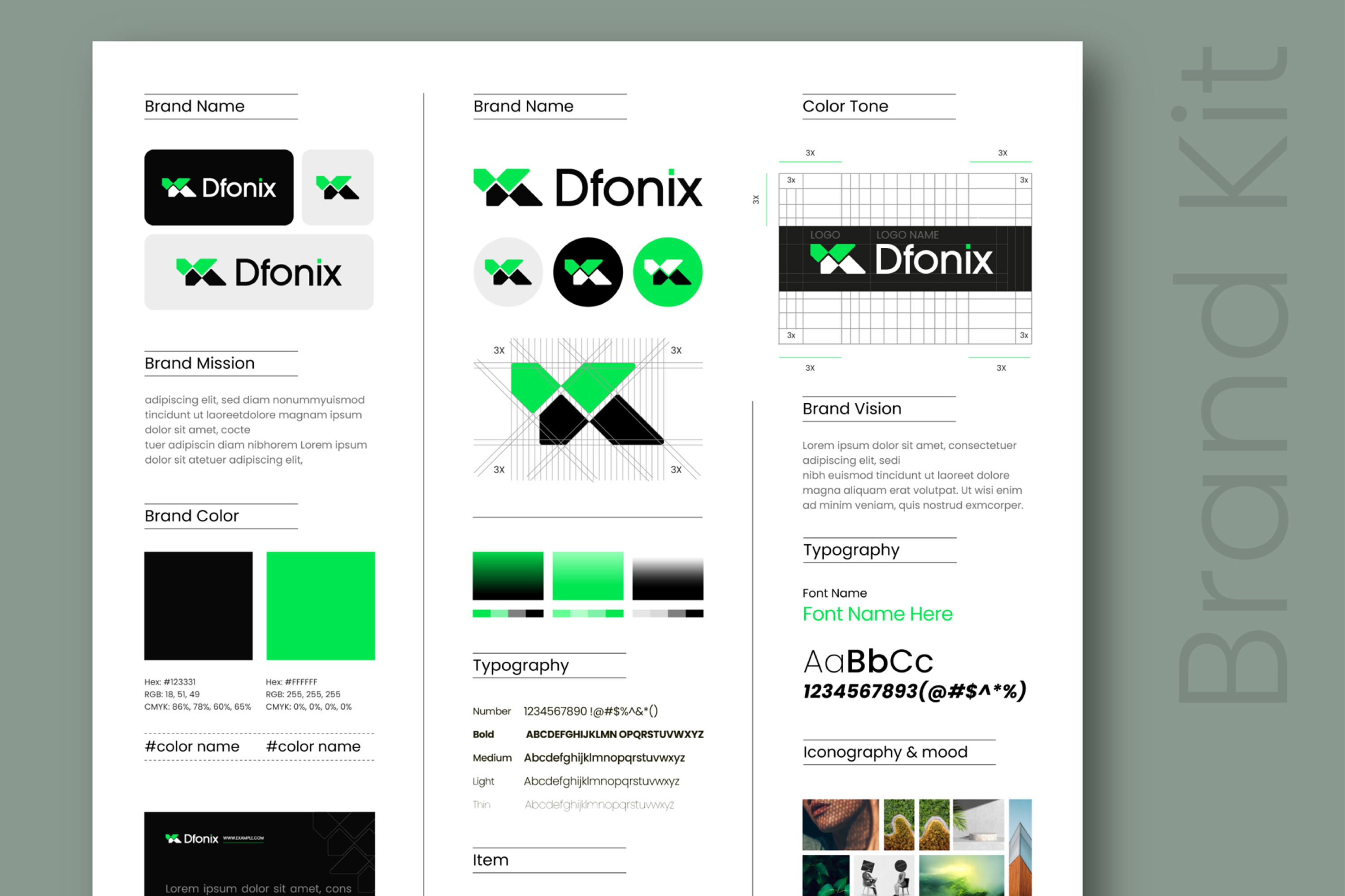 Modern Brand Kit Template