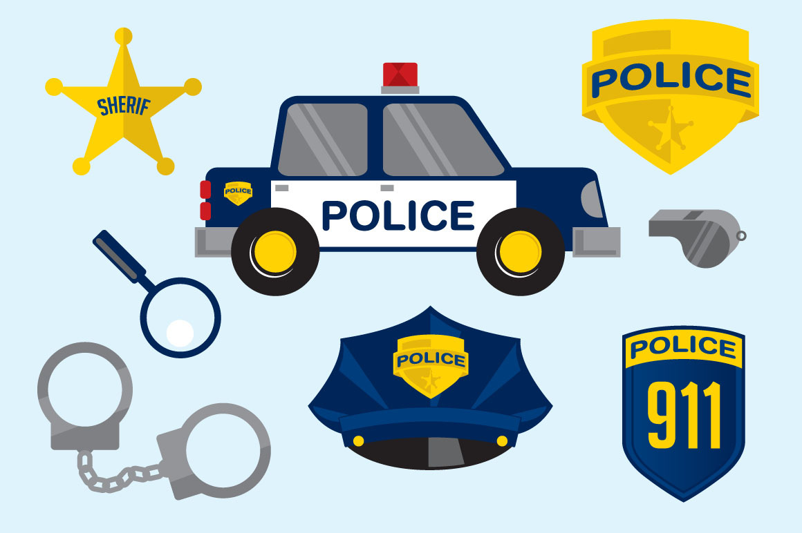 Police elements, an Object Graphic by Do2design