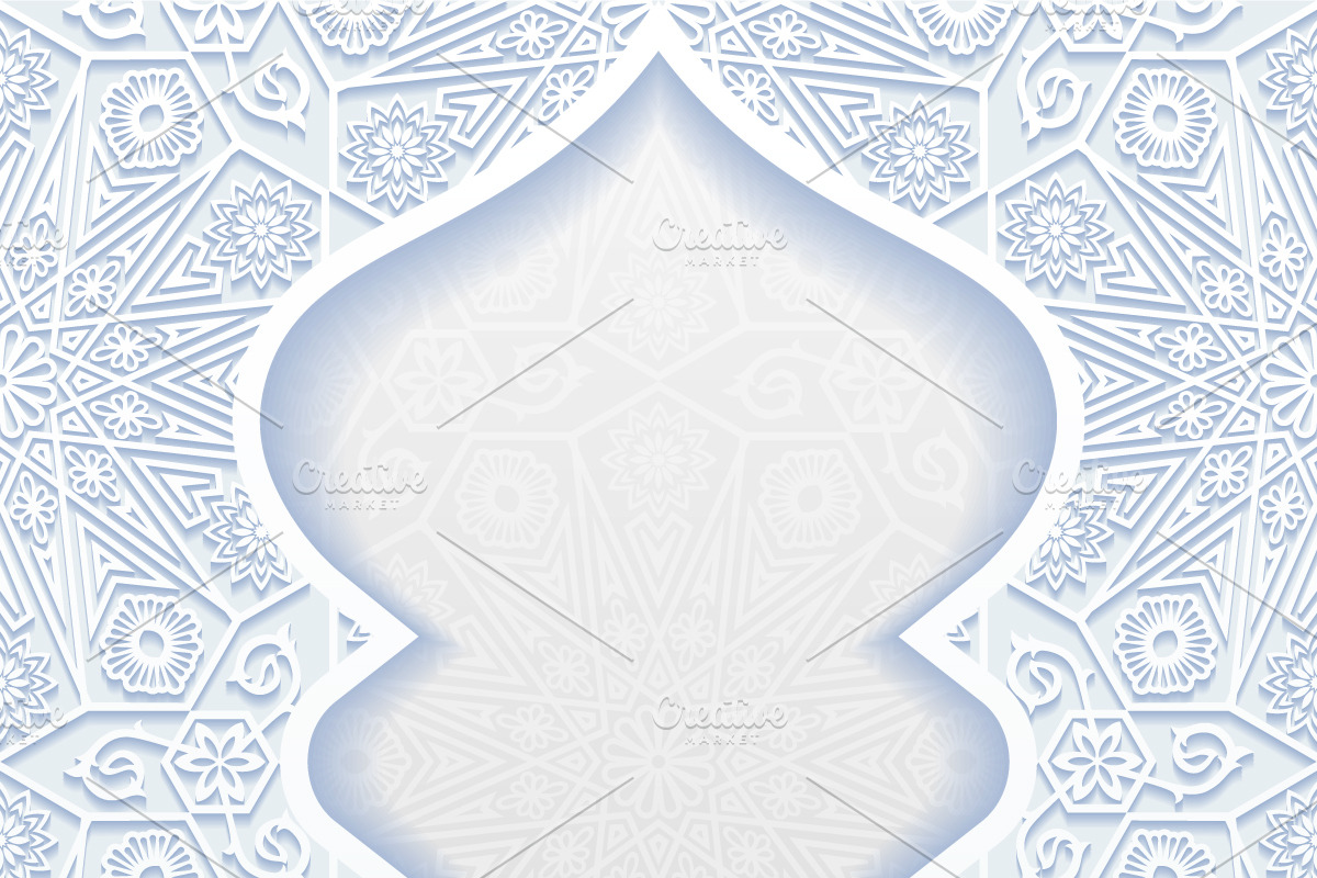 Set of traditional backgrounds, a Decorative Illustration by Absent A ...