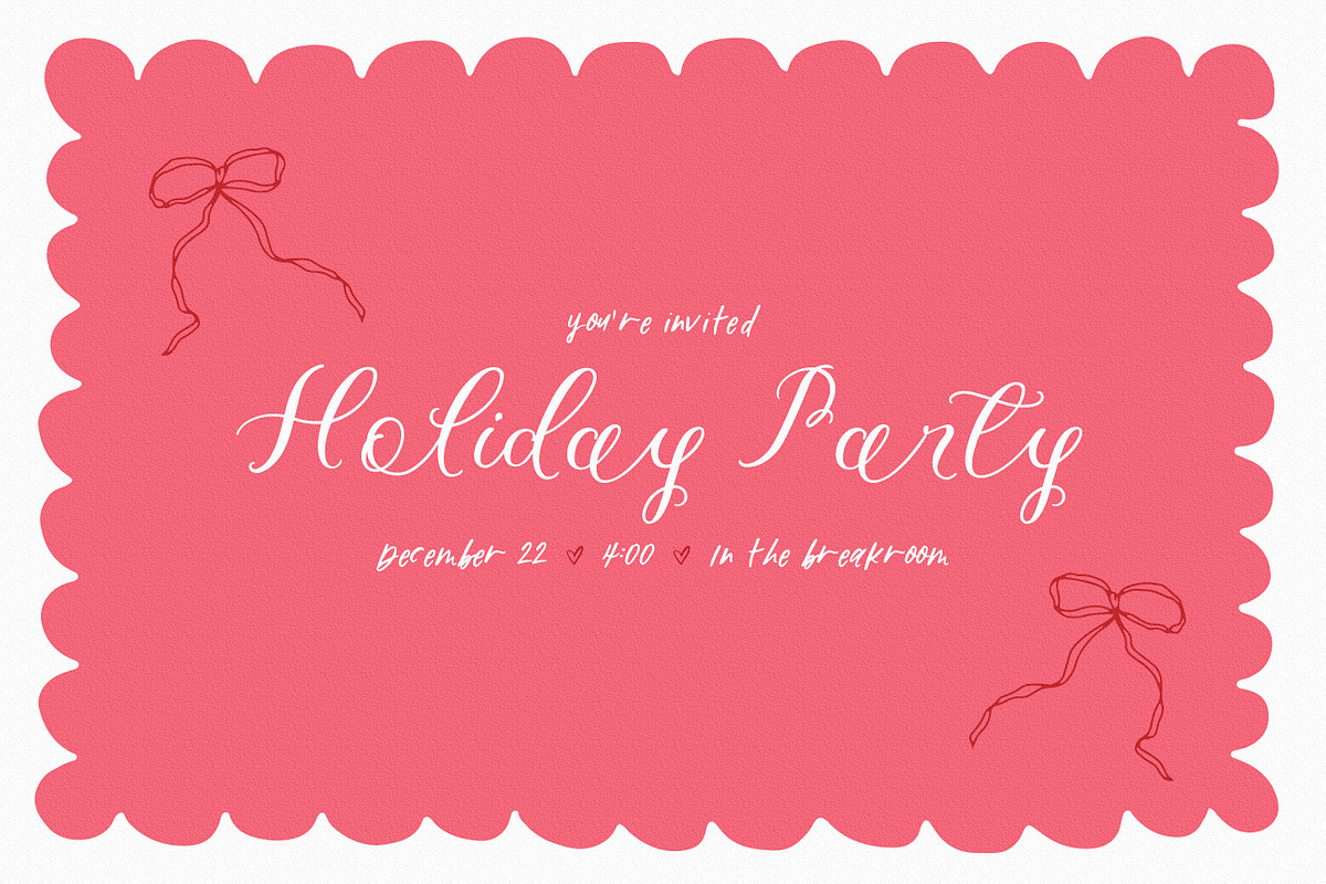 Betty Script | Creative Market