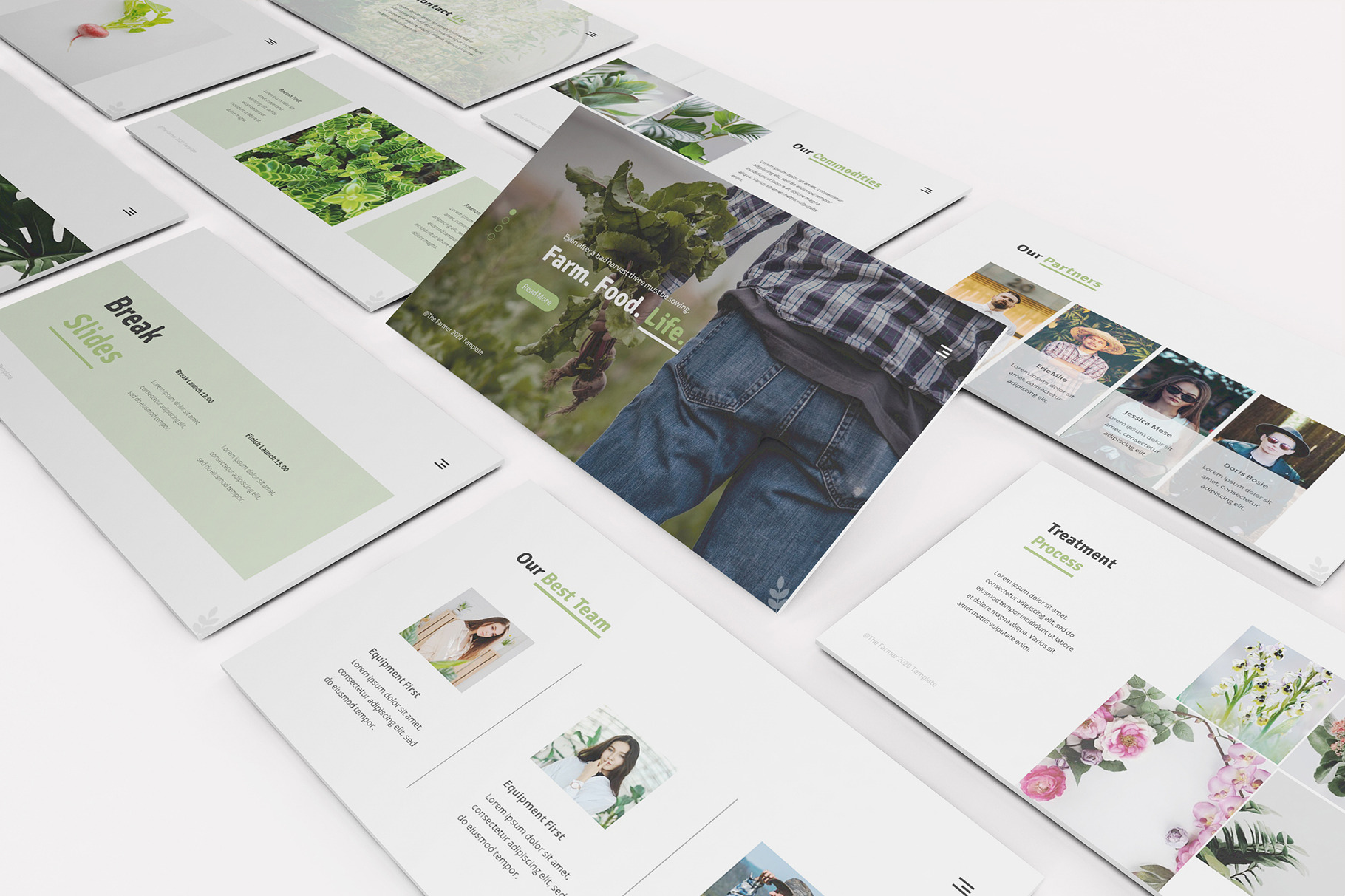 The Farmer Google Slides Template, a Presentation Template by Formatika ...