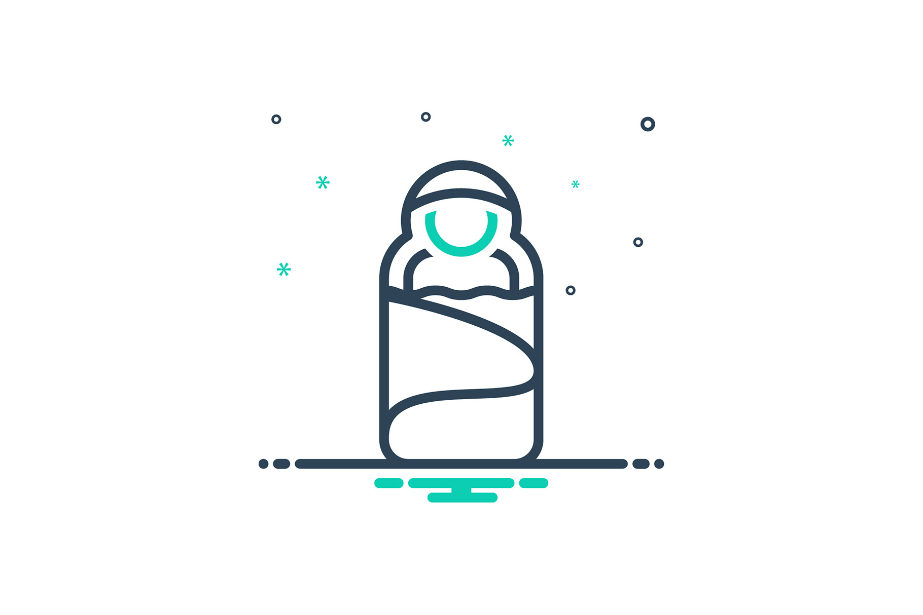 New born baby icon, an Icon by Creative priyanka | Creative Market