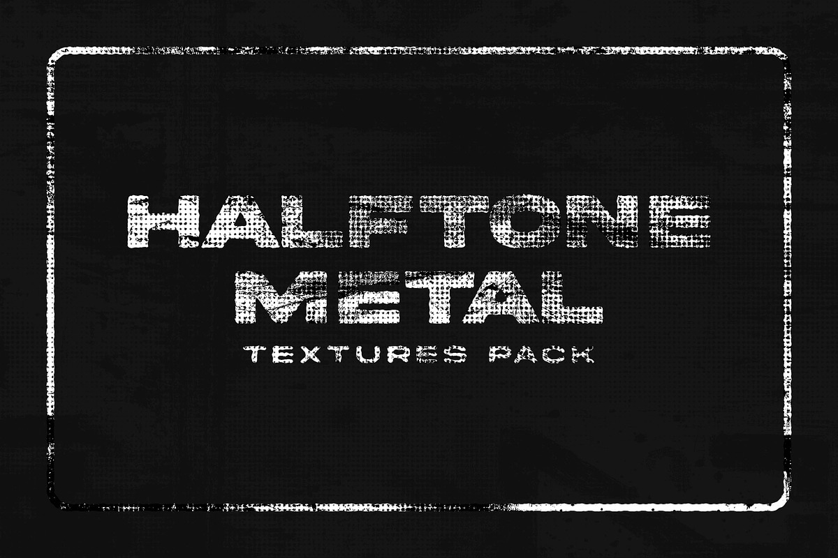 Halftone Metal Textures, a Texture Graphic by Creative Supplies Co.