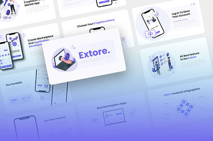 MockApps - Mobile App Keynote, a Presentation Template by Slide Shoot