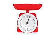 Red weight scale | Icons ~ Creative Market