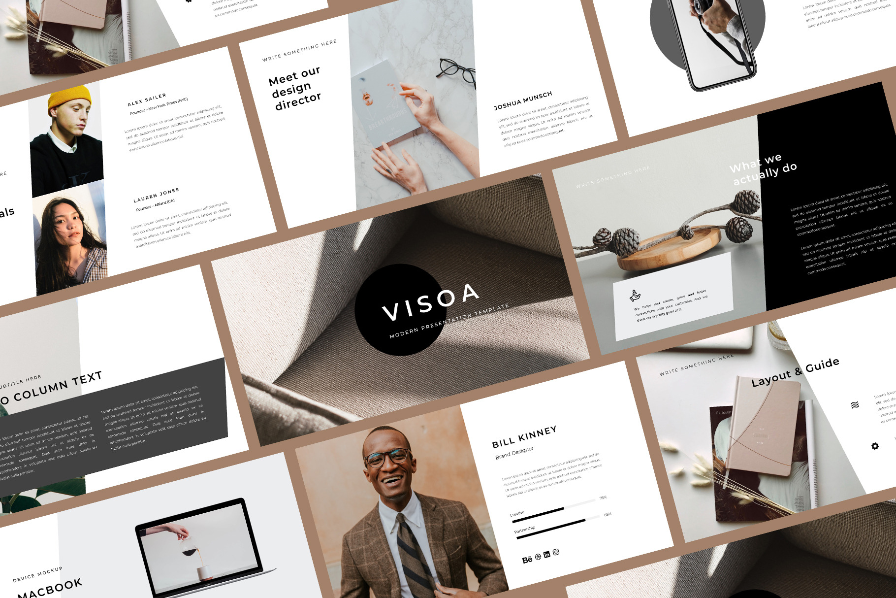 Visoa - PowerPoint Template, a Presentation Template by Bervisual