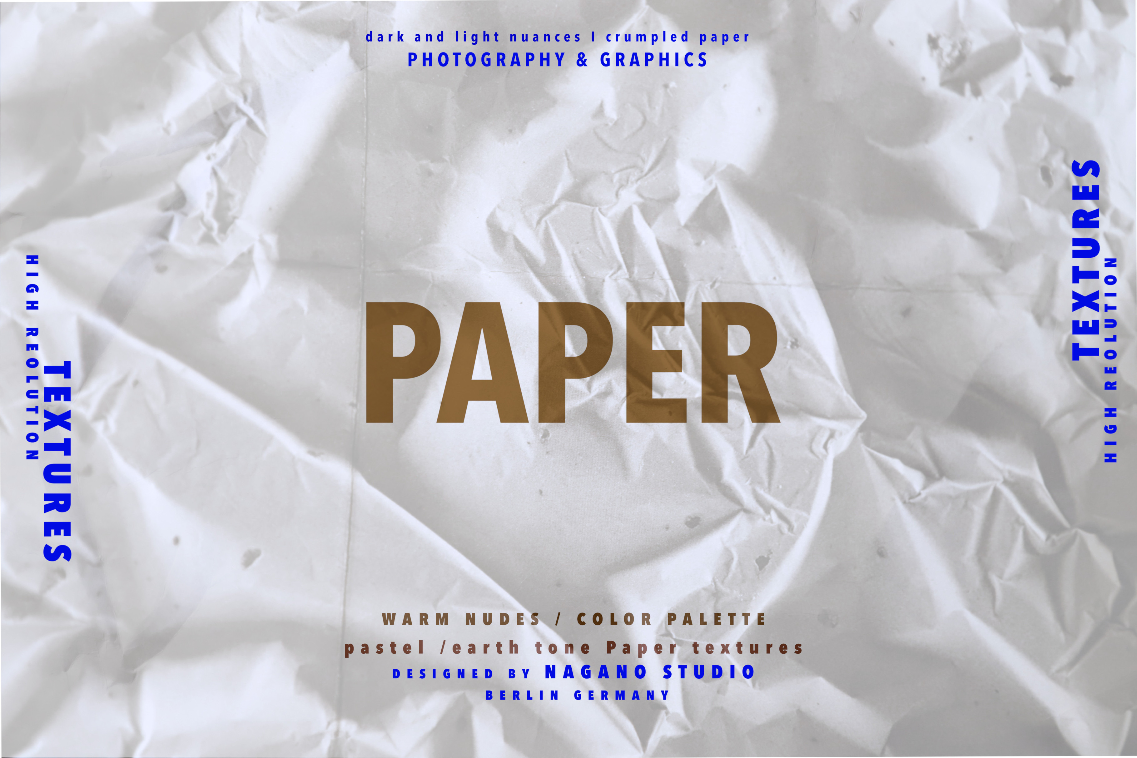 Paper Textures Crumpled Earth Tones