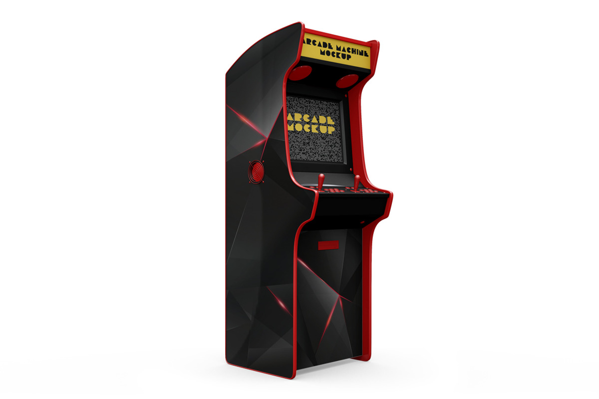 Arcade Machine Mockup, a Product Mockup by PixelMockup