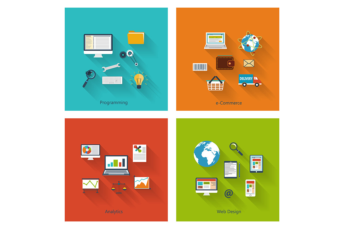 Collection of modern concept icons, an Icon by L_amica